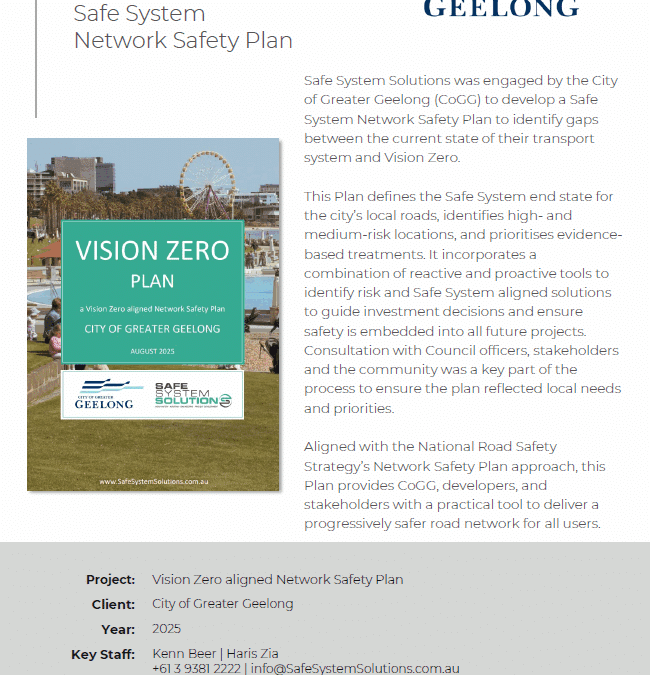 Safe System Network Safety Plan Archives - Safe System Solutions